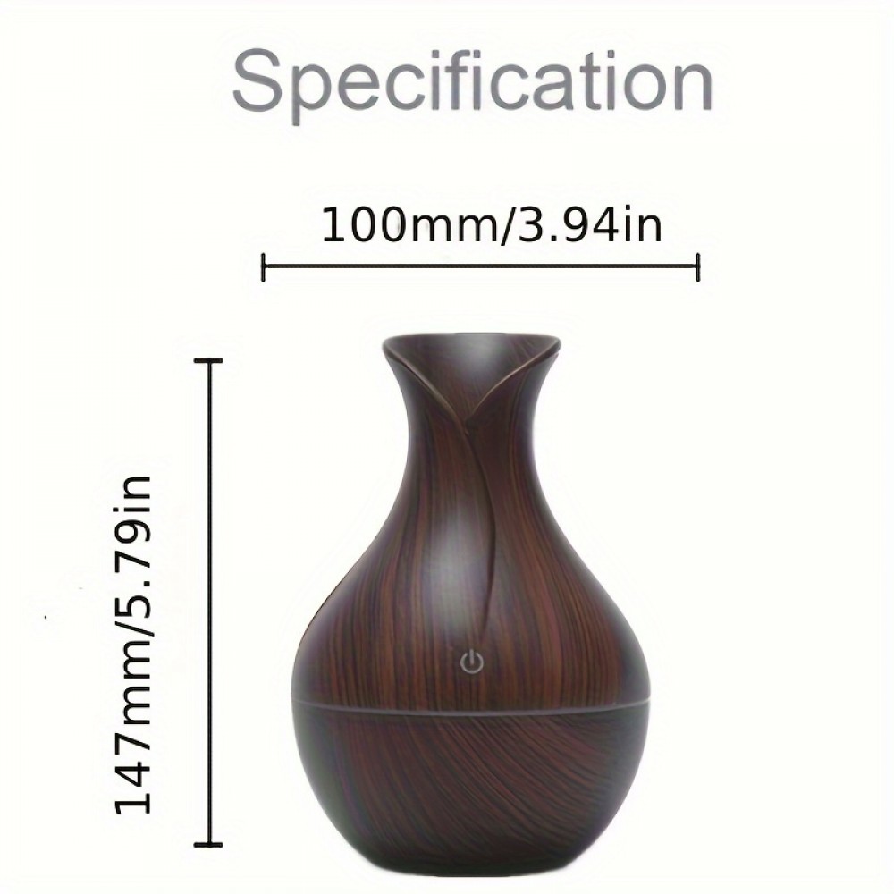 7-Color LED Electric Humidifier for Bedroom, Office, and Desktop ...